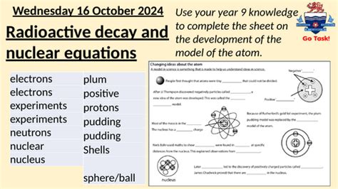 Half Life And Decay Teaching Resources