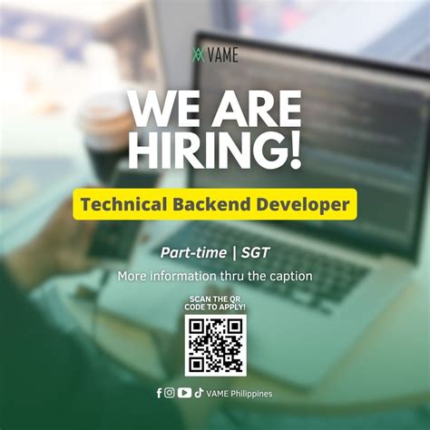Vame 🚨 Were Hiring Front End Developer And Uiux Designer Full Time