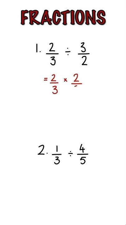 Dividing Fractions Maths Basicproblems Mathproblems Youtube