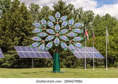 Solar Tree Images Stock Photos Vectors Shutterstock