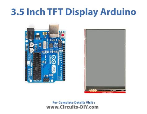 35 Inch Full Color Touch Tft Display Shield With Arduino