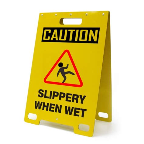 Slippery When Wet Sign Road At Daniel Bohanan Blog