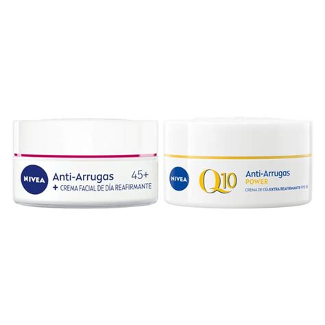 Nivea Facial 45 Reafirmante Q10 Día Fps20 Fps50 Lider
