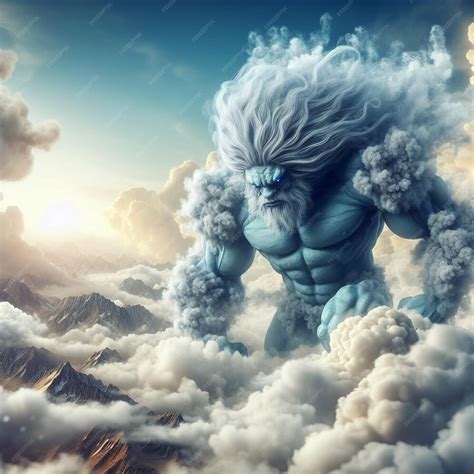 Premium Photo Cloud Monster Fantasy Character