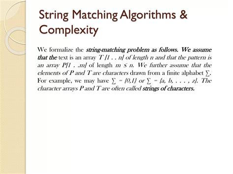 06 String Matching Ppt
