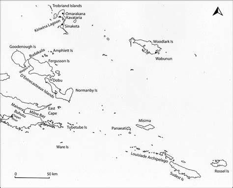 The Massim Region Of Southeastern British New Guinea Drawing By Pamela