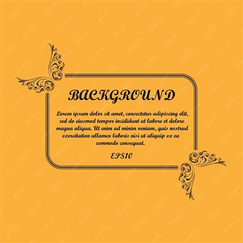 Premium Vector Abstract Frame Background