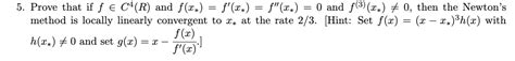 Solved 5 Prove That If F∈c4 R And F X∗ F′ X∗ F′′ X∗ 0