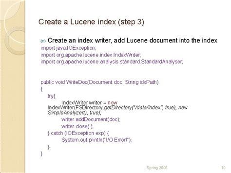 document indexing and scoring in lucene and nutch