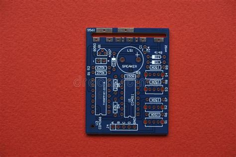 Blue Microcontroller Chip A Chip With A Processor Stock Image Image Of Macro Industry 269603163