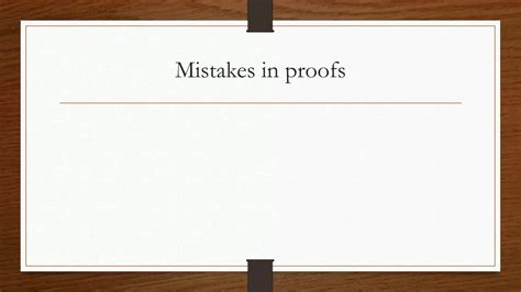 Unit 1 Introduction To Proofs Pptx