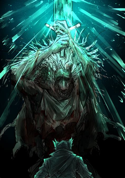 Hunter And Ludwig The Accursed Bloodborne Drawn By Kankan33333 Danbooru