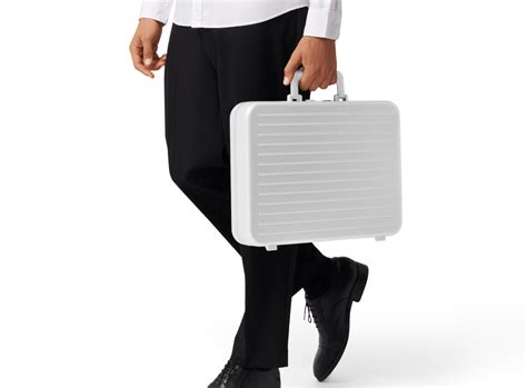Aluminum Attaché Briefcase Silver Rimowa