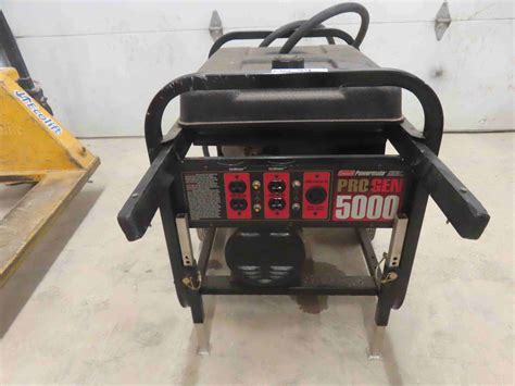 Coleman Powermate 5000 Generator 9hp Briggs Stratton