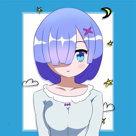 Rem Fan Art By Yuikon1 On Deviantart
