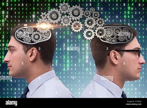 Cognitive Computing Concept As Future Technology With Businessma Stock Photo Alamy