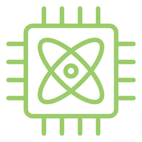 Premium Vector Vector Design Quantum Computing Icon Style