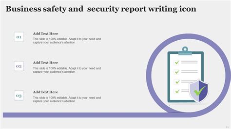 Safety And Security Report Ppt PowerPoint Presentation Complete With Slides