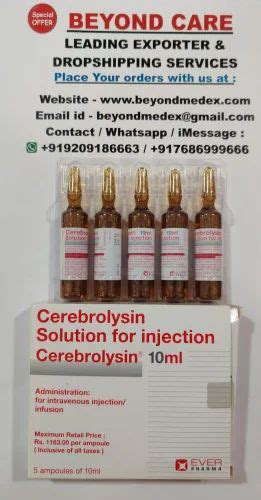 Cerebrolysin Solution For Injection Cerebrolysin 10ml At ₹ 1300 Piece Cerebroprotein