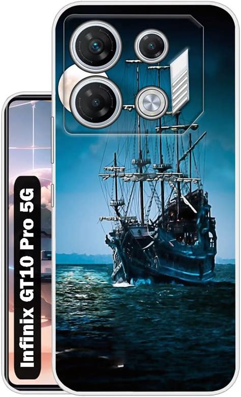 Spazy Case Infinix Gt Pro Back Cover Transparent Crystal Clear Hard Pc Back Case With Tpu