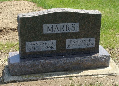 Barton Edwin Marrs 1918 1980 Find A Grave Memorial