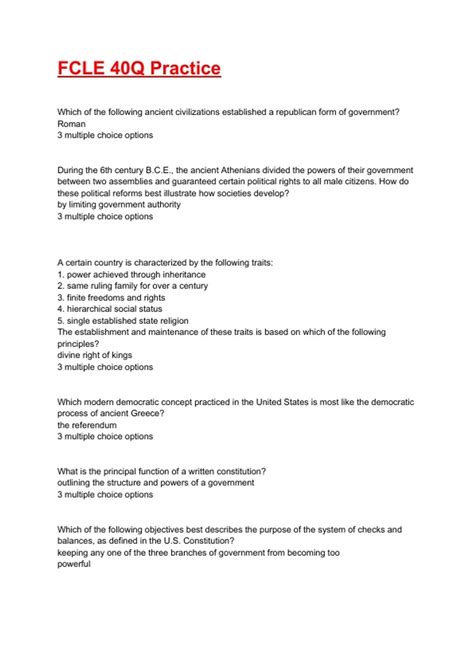 Fcle Practice Exam 2025 2026 Questions With Completed And Verified Solutions Fcle Stuvia Us