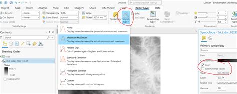 Solved Inverting The Order Of Raster Values In The Legend Esri Community