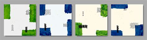 벡터 그림입니다 추상적인 현대 미적 배경이 설정됩니다 소셜 미디어 템플릿 웹 배너 블로그 게시물에 대한 디자인 요소 그런지 텍스처 오버레이 검은 펜 드로잉으로 수채화 물감