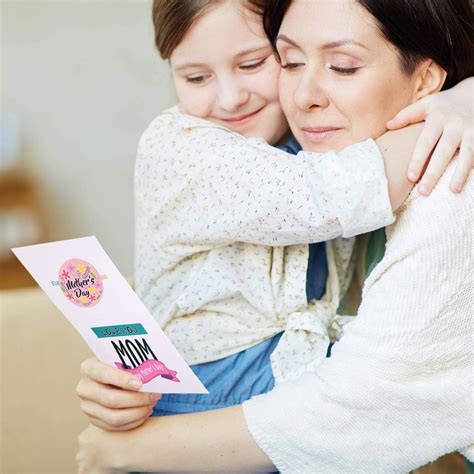 500pcs Happy Mothers Day Label Sticker Kraft 1 Inc Grandado