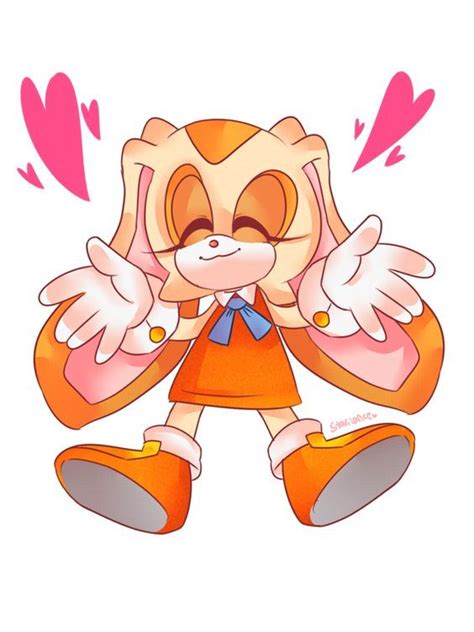32 I Cream The Rabbit I Ideas Cream Sonic Sonic Art Sonic Fan Art