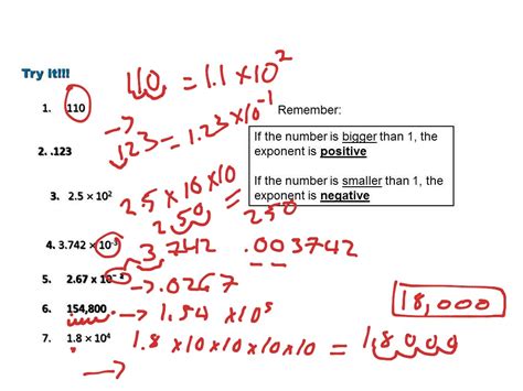 Scientific Notation Science Showme