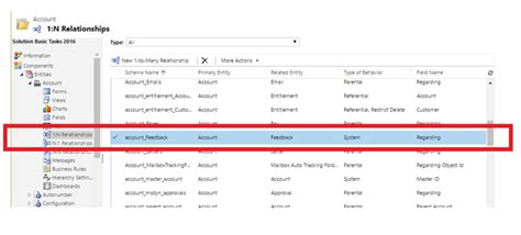So We Open Account Record We Can See Feedback Option