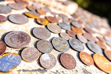 British Coin Layer Stock Image Image Of Pattern Savings 232053391