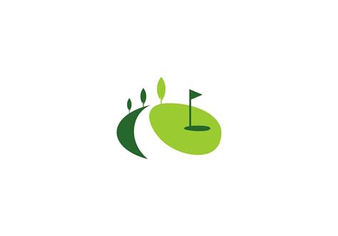 골프 스포츠 로고 디자인 기호 템플릿 프리미엄 벡터