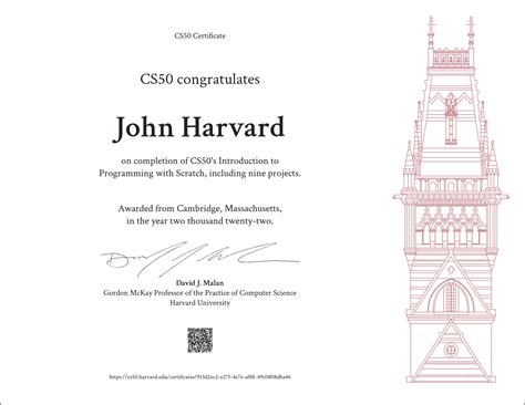 Cs50 Certificate Cs50s Introduction To Programming With Scratch
