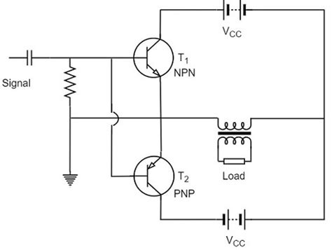 Draw Circuit Diagram Of Push Pull Amplifier Circuit Diagram