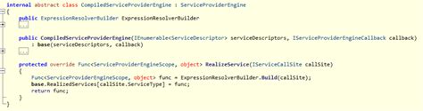 microsoft extensions dependencyinjection 之一：解析实现 leoninew 博客园