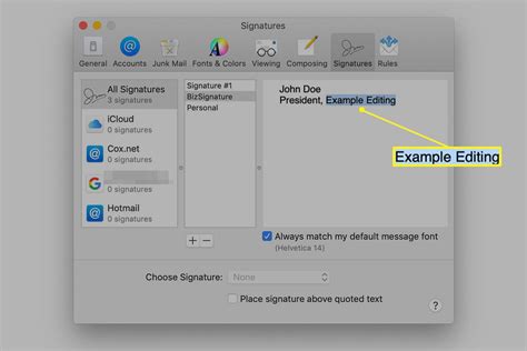 How To Add Links To Signatures In Mac Os X Mail Or Macos Mail