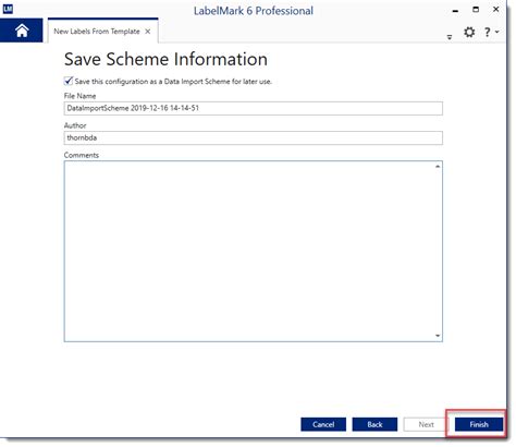 How To Import Excel Data Into An Existing Template In Labelmark 6