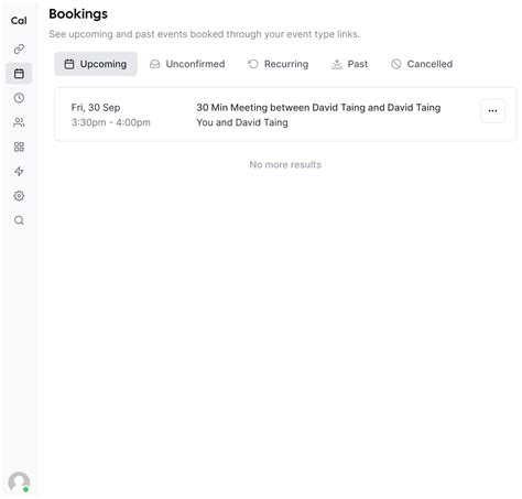 bookings going off screen · issue 4445 · calcom · github