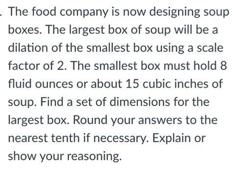 solved the food company is now designing soup boxes the largest box
