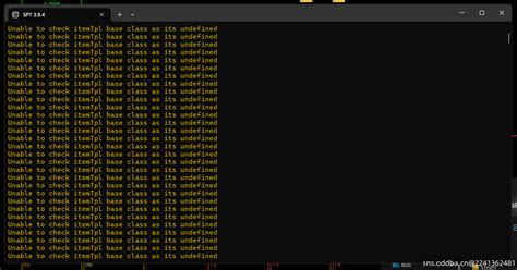 求问服务端黄色报错 oddba社区