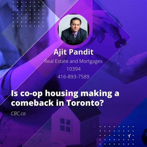 Is Co Op Housing Making A Comeback In Toronto Ajit Pandit