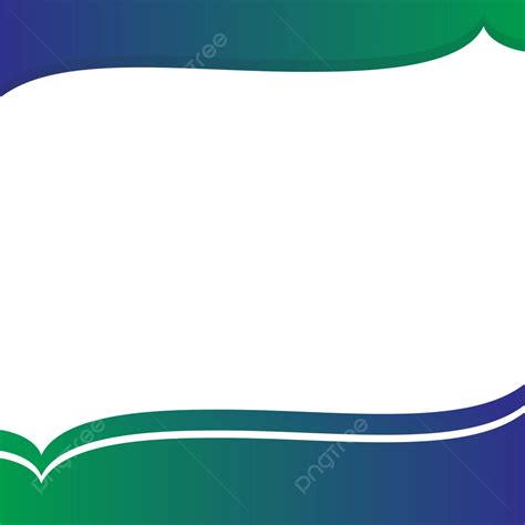 Header Footer Green Blue Gradient Vector Design Vector Header Ppt Header Footer Waves Png And