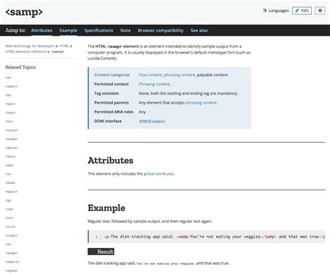 Github Learn Co Curriculumhtml Basics Researching Html Elements