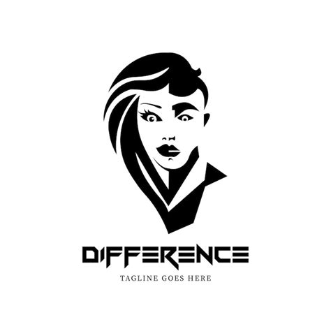 Premium Vector A Cool Logo For Show The Difference Of Men And Women Premium Vector A Cool Logo For Show The Difference Of Men And Women