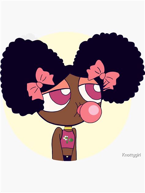 Bubble Gum Girl Sticker For Sale By Knottygirl Redbubble
