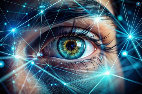 Secure Digital Identity Authentication Futuristic Eye Biometric Network Security System For