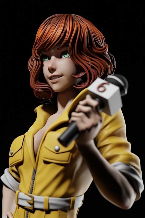 April O Neil 3d Print 3d Model 3d Printable Cgtrader