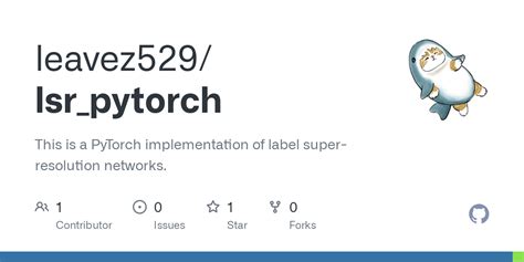 Github Leavez529lsrpytorch This Is A Pytorch Implementation Of